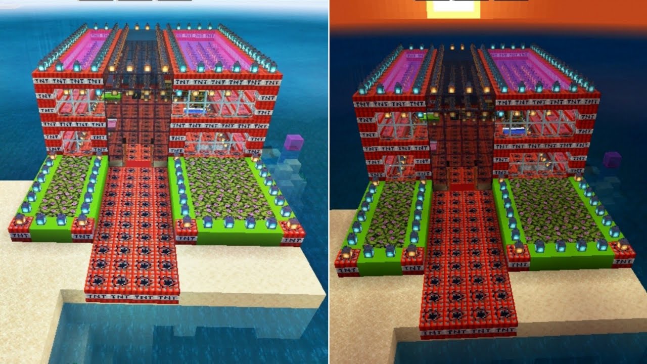 I Build TNT💣🧨 House In Minecraft @AzharHussainGamer - YouTube