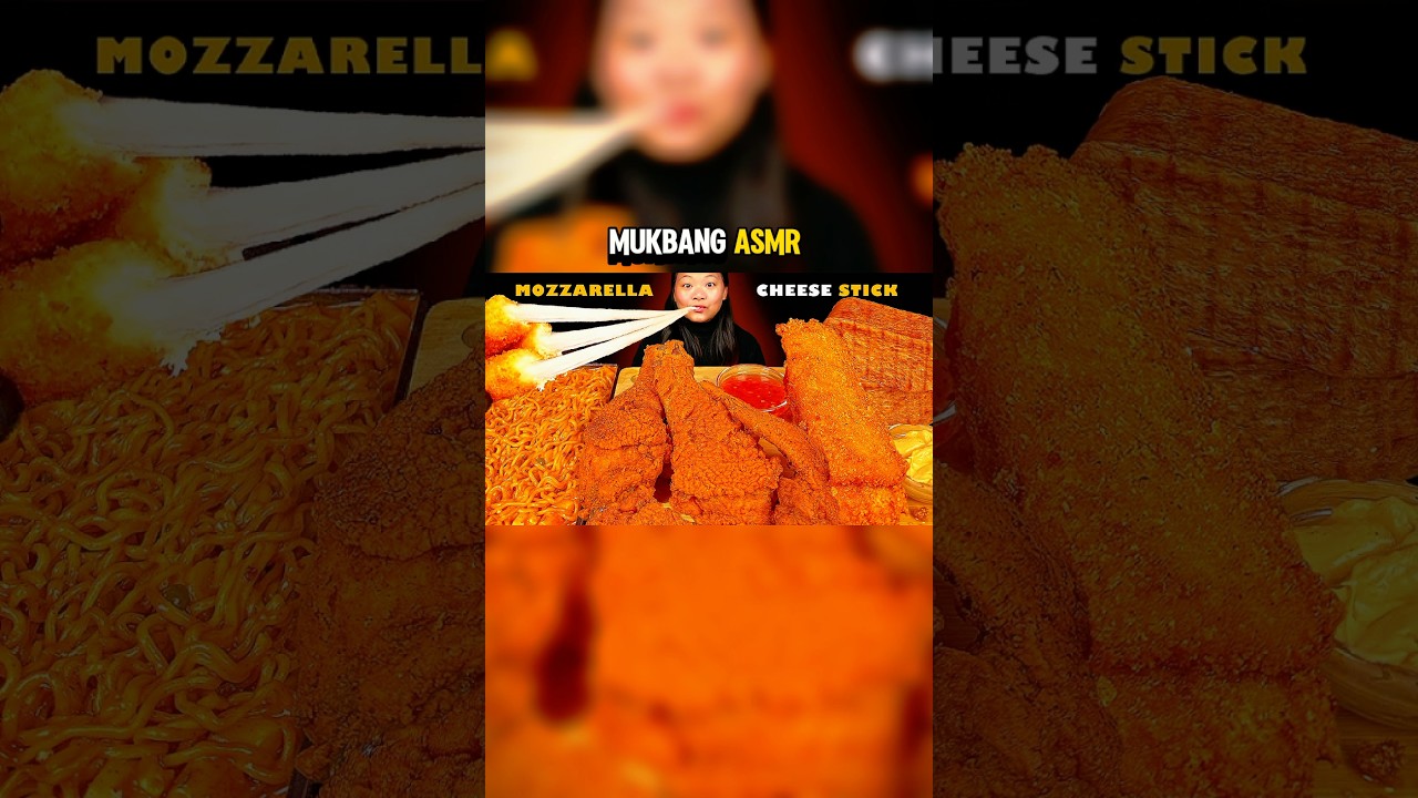 Eating Mozzarella Cheese Stick | Mexican Style Fried Chicken | Spam ...