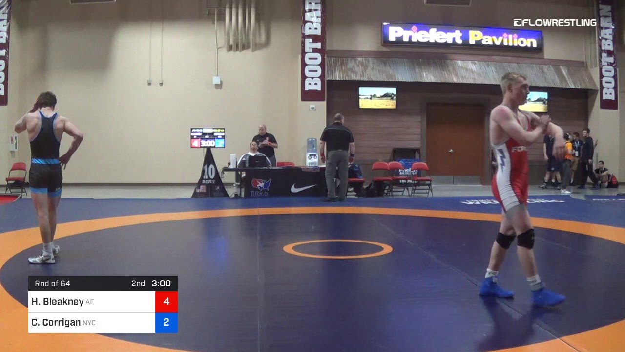 70 Kg Rnd Of 64 Hunter Bleakney Air Force RTC Vs Cole Corrigan New York ...