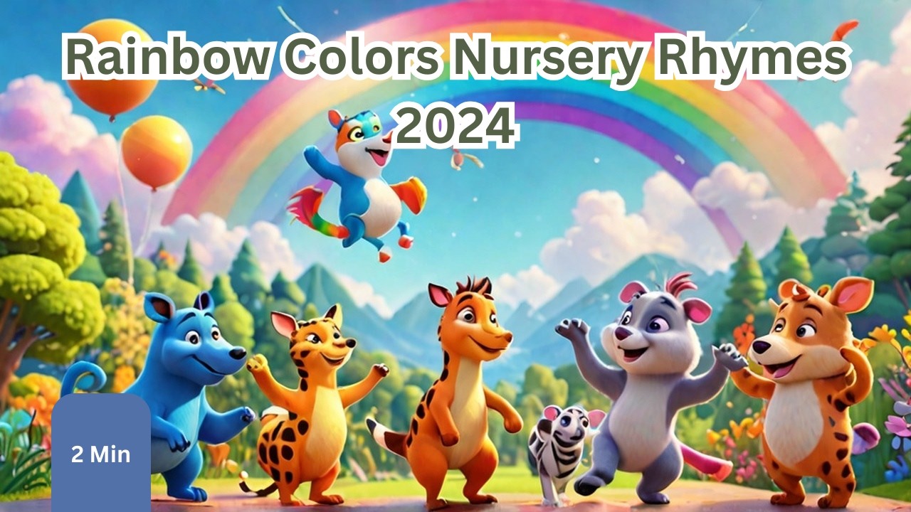 Rainbow Colors Nursery Rhymes for Kids and Toddlers! 2024 - YouTube