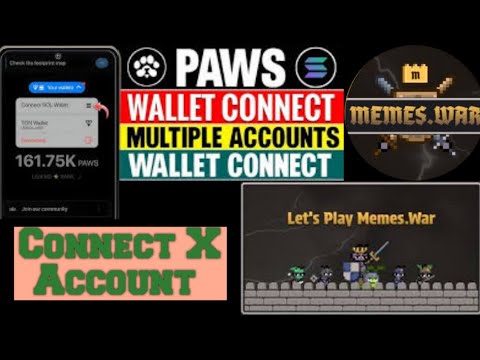 Paws Phantom Wallet Connect | Meme.Wars Important Task - YouTube