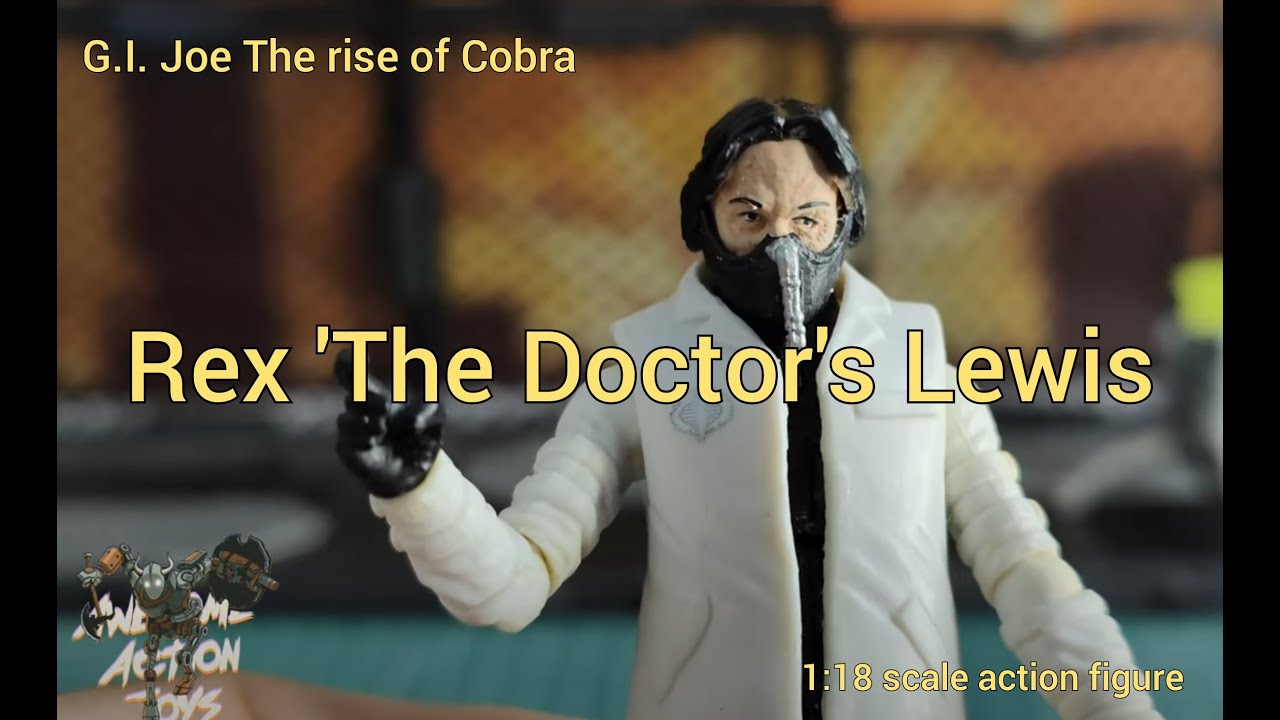 G.I. Joe The Rise of Cobra Rex 'the Doctor' Lewis 1:18 scale action ...
