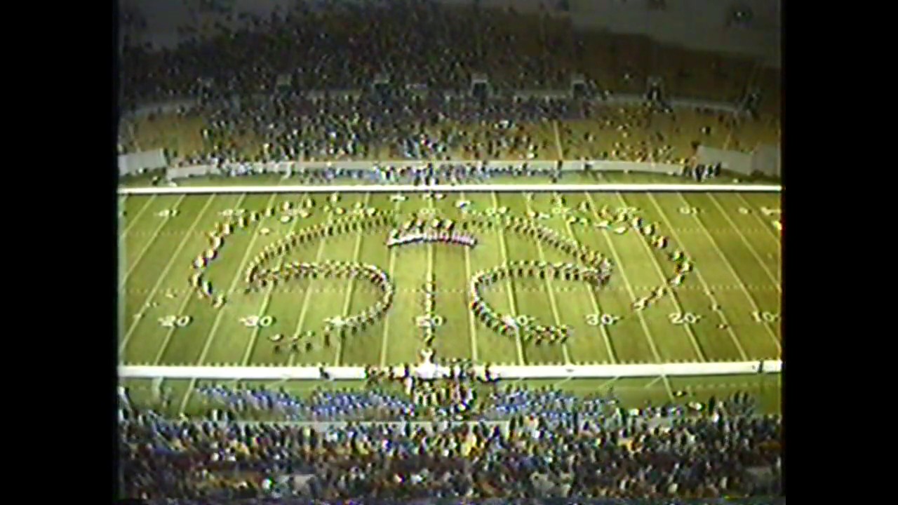 University of Southwest Louisiana Marching Band - 1988 (Halftime at ...