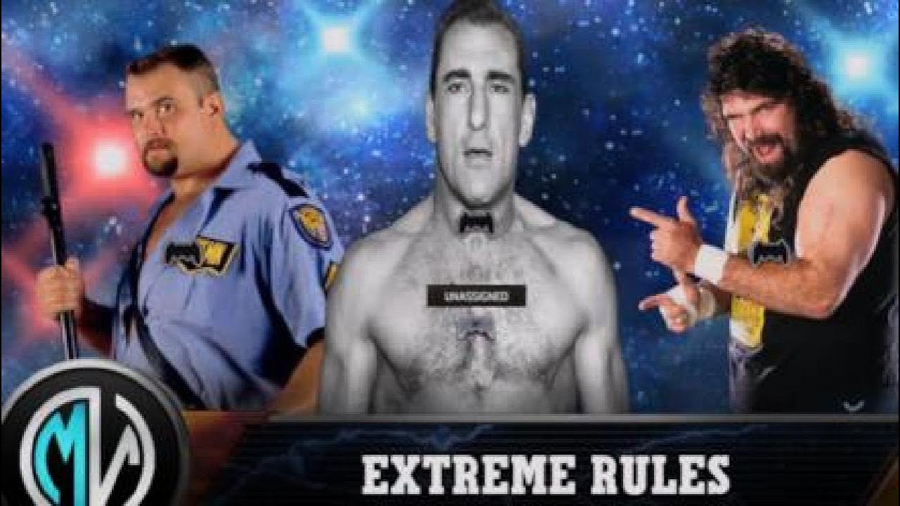 WWE MultiVerse wrestling - Antonio Rocca vs. Cactus Jack vs. Big Boss ...