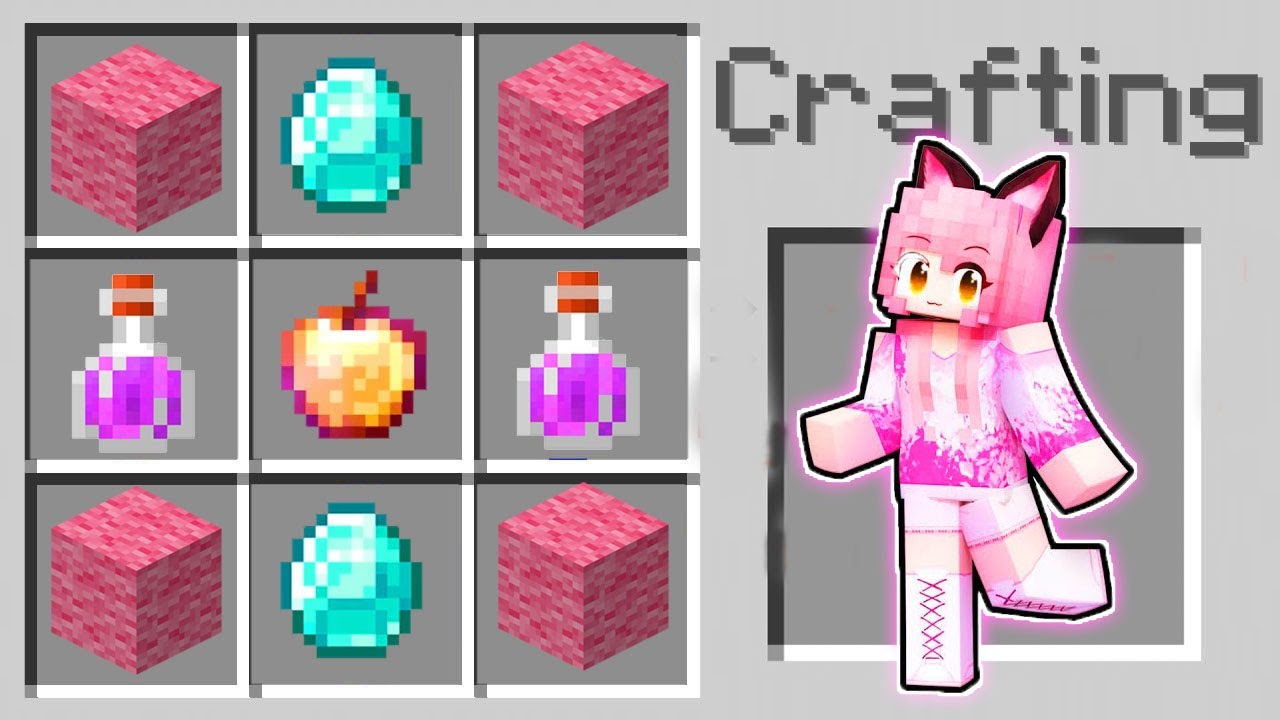 HOW TO CRAFT KAWAII CHAN IN MINECRAFT - YouTube