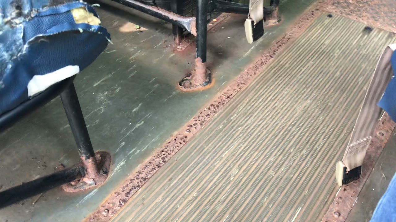 2008 Thomas C2 bus 518 back seat ride - YouTube