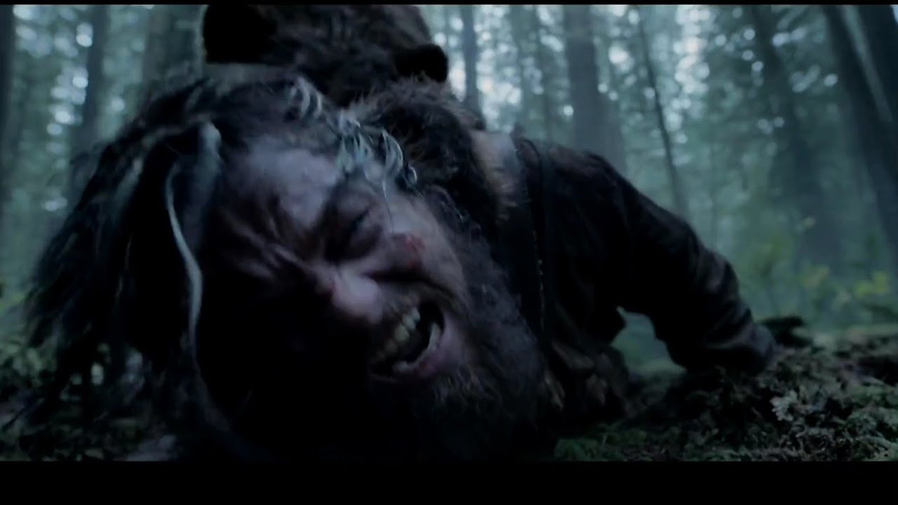 Leonard DiCaprio Bear attack scene | Movie - The Revenant | Best Movie ...