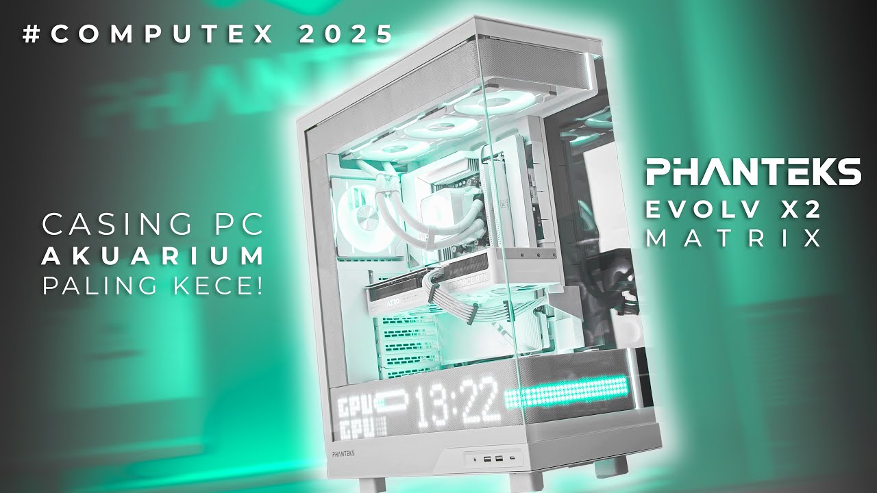 Casing PC PHANTEKS pakai DOT MATRIX? #Computex 2025 - YouTube
