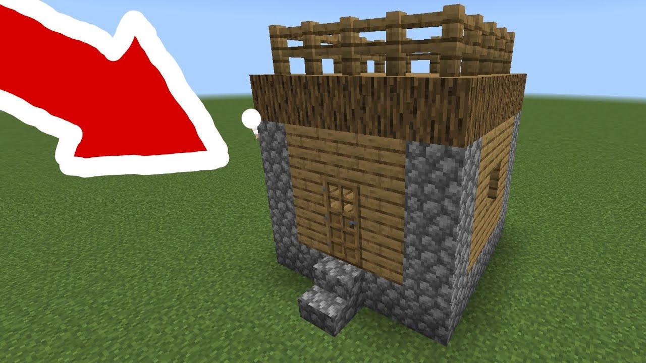КАК ПОСТРОИТЬ МАЛЕНЬКИЙ ДОМ ЖИТЕЛЯ В МАЙНКРАФТЕ Dan Minecraft Youtube