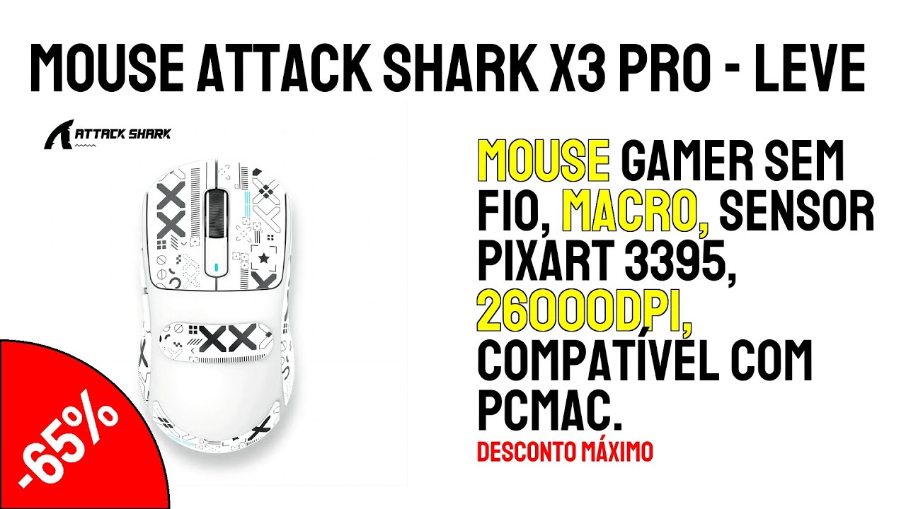 Mouse Attack Shark X3 Pro - Análise e avaliações do produto | Melhor ...