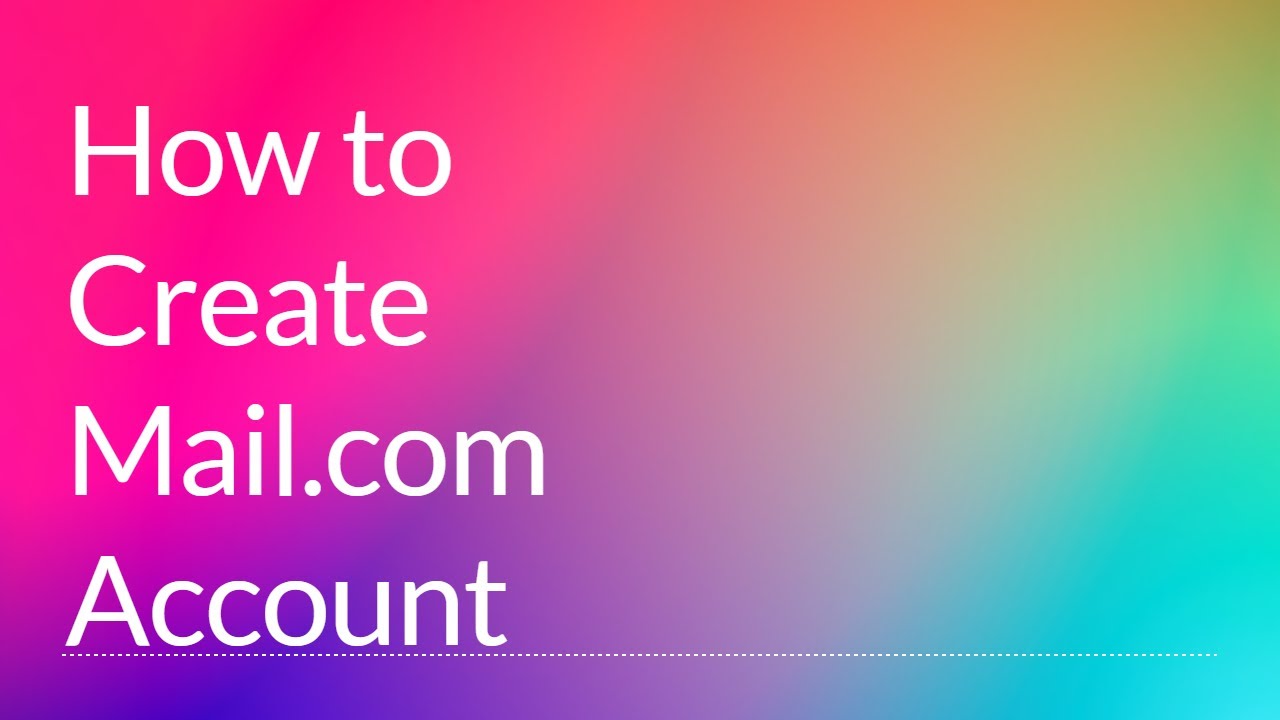 How To Create Mail Account YouTube How To Create Mail Account YouTube