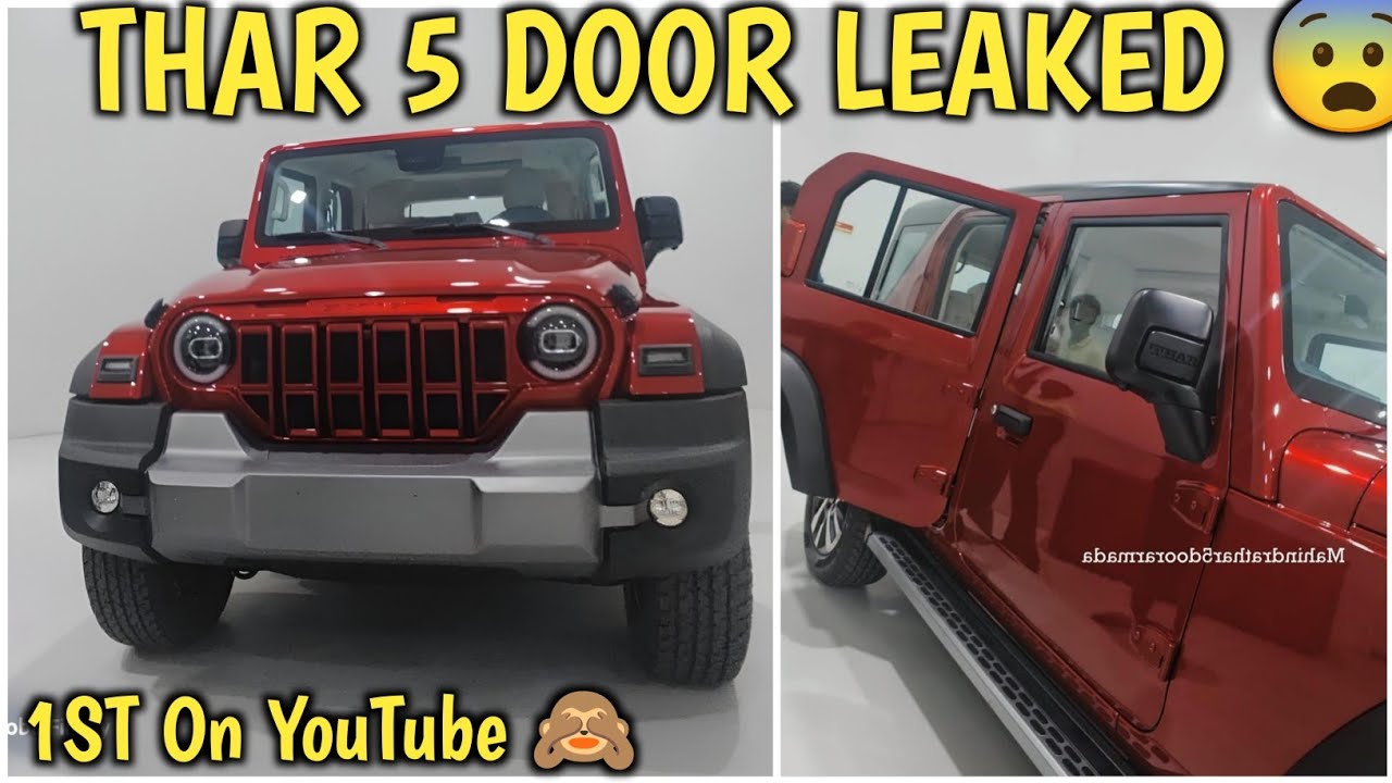 2024 Mahindra Thar 5 Door Armada LEAKED before Launch 🔥 MOST DETAILED ...