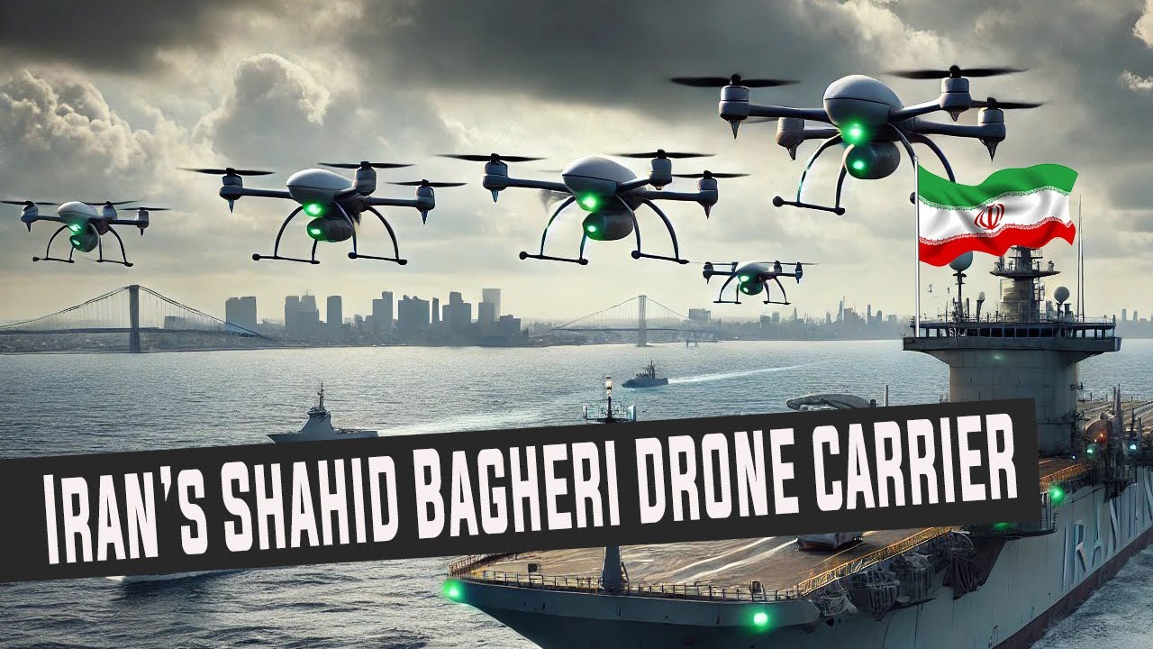 Iran’s Shahid Bagheri drone carrier likely begins sea trials - YouTube