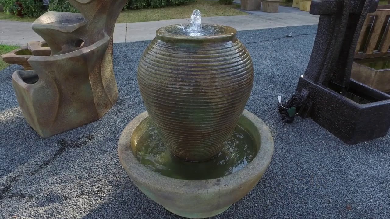 2021 Henri Studio Shimmering Urn Fountain 5512F2 RN - YouTube