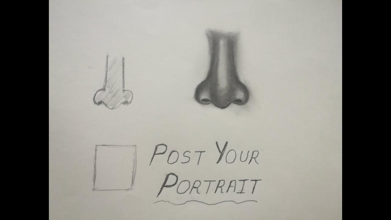 How to draw a perfect nose, Do and Don't :series-01 - YouTube