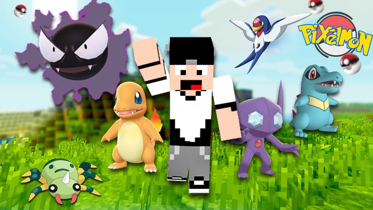 MINHA PRIMEIRA EQUIPE POKÉMON - Pixélmon Episódio #4 - YouTube