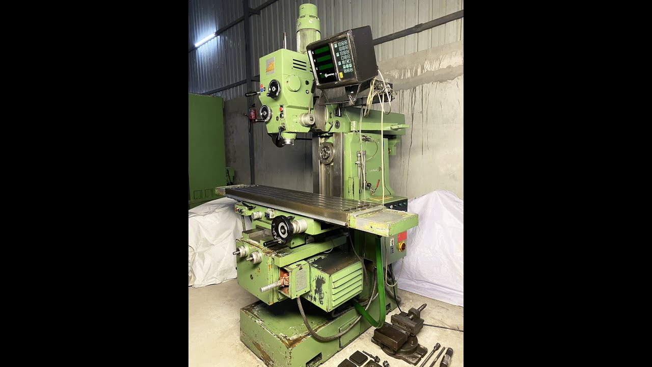 Vertical & Horizontal Milling Machine - CMB - YouTube