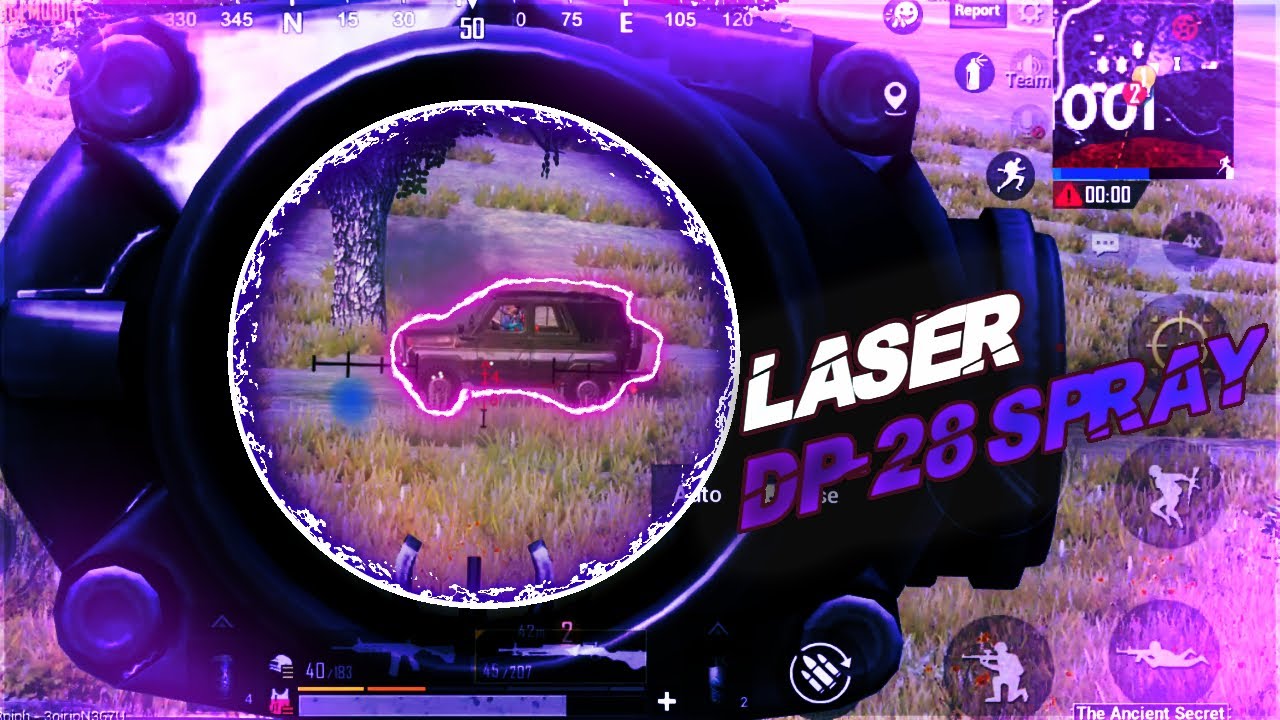 Master DP-28 - PUBG MOBILE. LASER SPRAY OF DP-28 || GAMING-GOD - YouTube