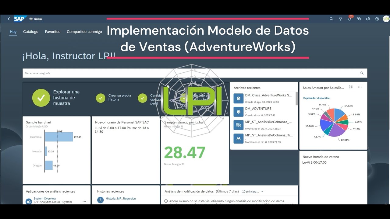 Modelo Datos Comercial en SAP Analytics Cloud - YouTube
