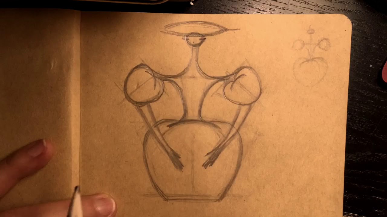 Speed draw of Apple Princess - YouTube