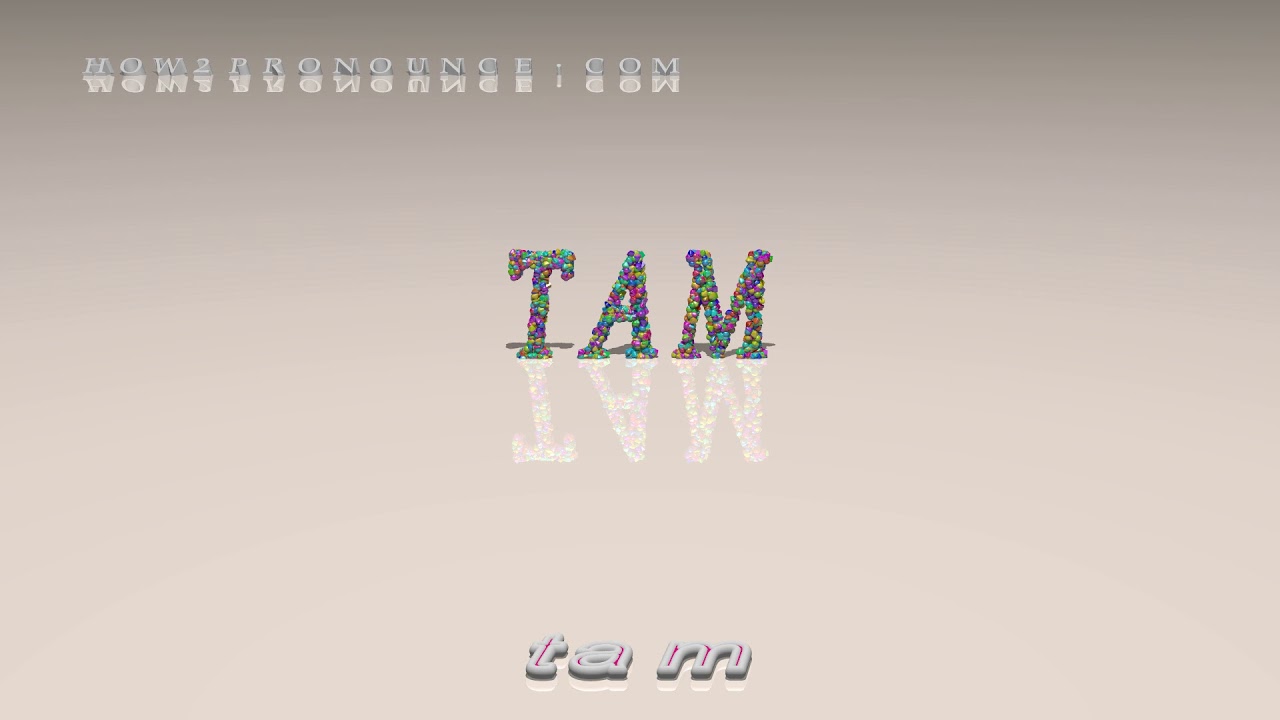 tam - pronunciation + Examples in sentences and phrases - YouTube