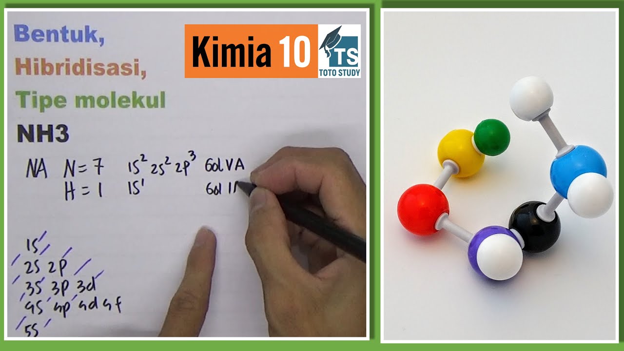 Bentuk Hibridisasi Tipe Molekul - YouTube