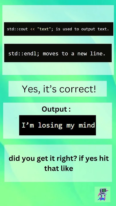 Today's lesson Cout. #brainrot #csstudent #programming #coding #cplusplus #cpp #learncoding ...
