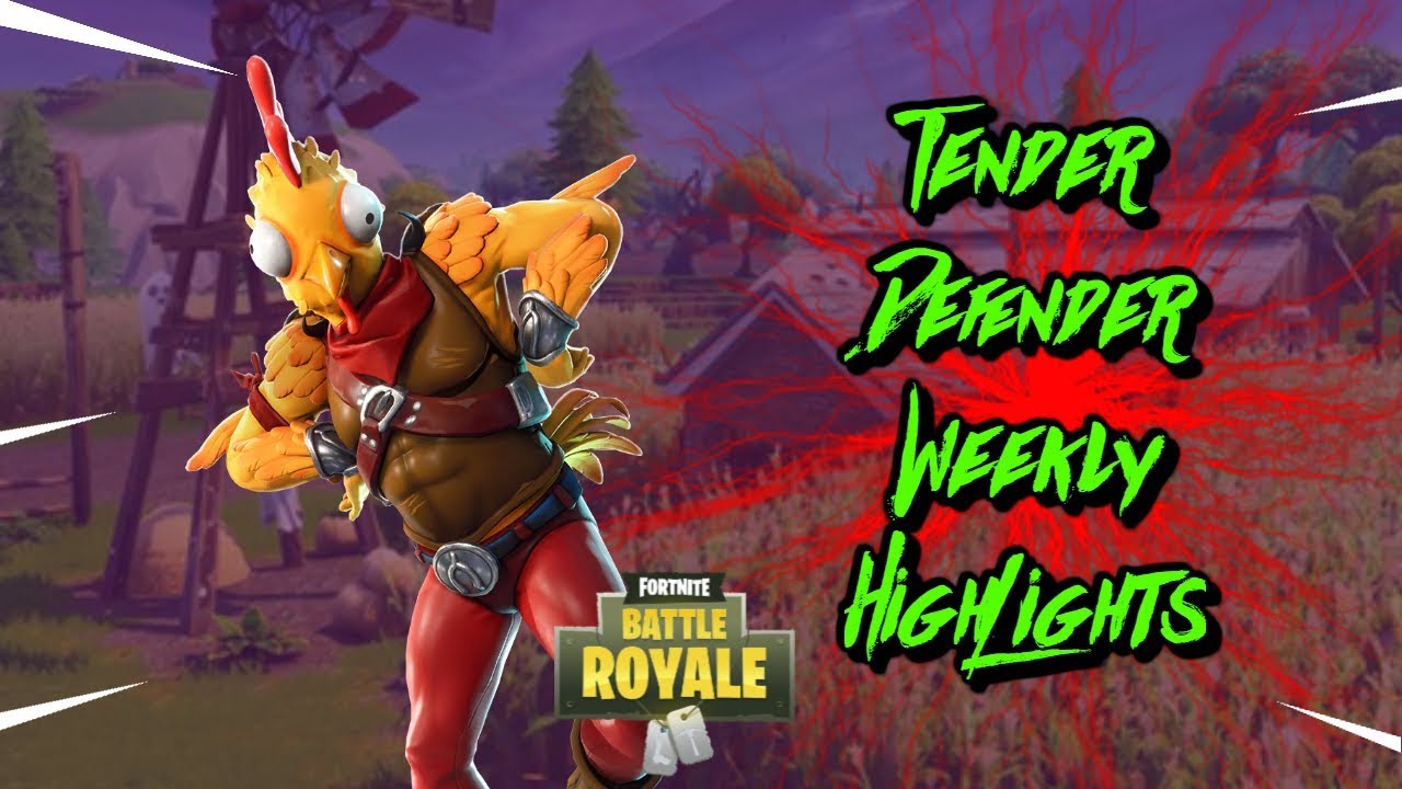 *New Tender Defender Skin* Weekly Highlights - Fortnite Battle Royale ...