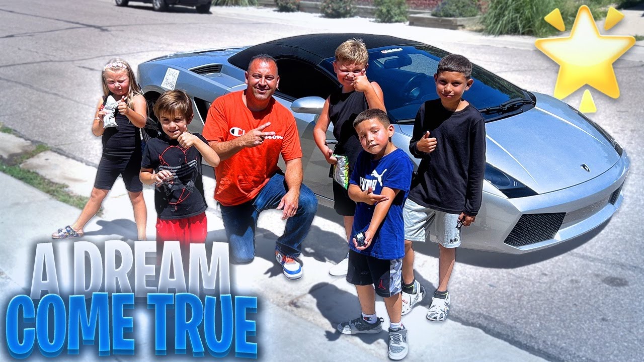 FIRST DRIVE: Lamborghini -Giving Kids First Ride In Lamborghini ...