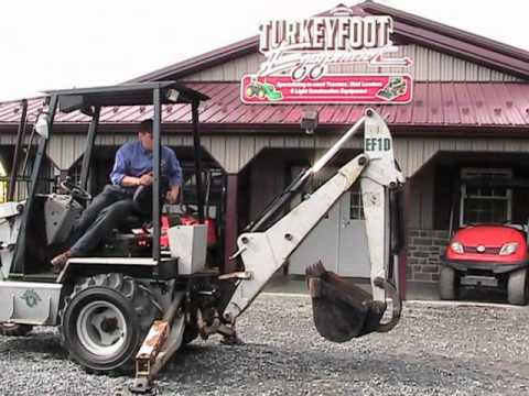Earthforce EF1 Loader Backhoe DIESEL on EBay - YouTube