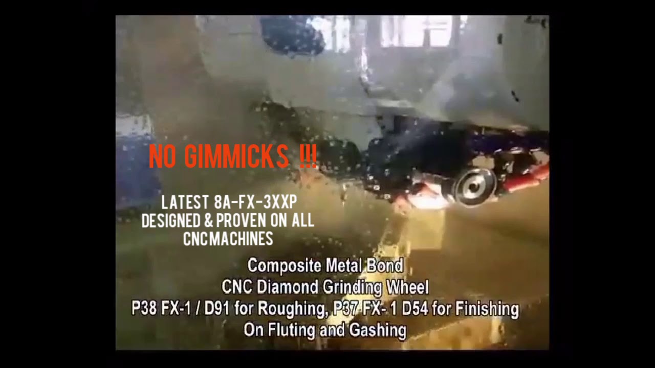 MATRIX 8A-FX-3XXP COMPOSITE METAL-BOND CNC DIAMOND WHEELS - YouTube