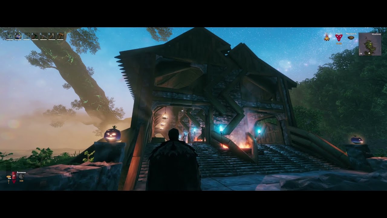 Valheim: Odin Monument Tour Update - Armor Stands! - YouTube