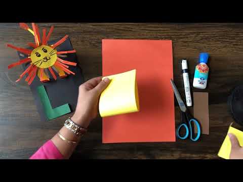 Letter L- Lion Craft | Kindergarten| Easy Crafts - YouTube