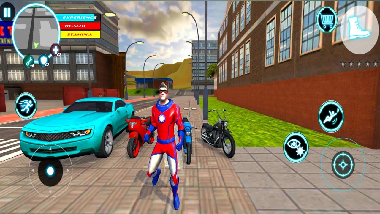 Super Hero Driving Car - Battle With Police Patrols & ROBOT Car ...