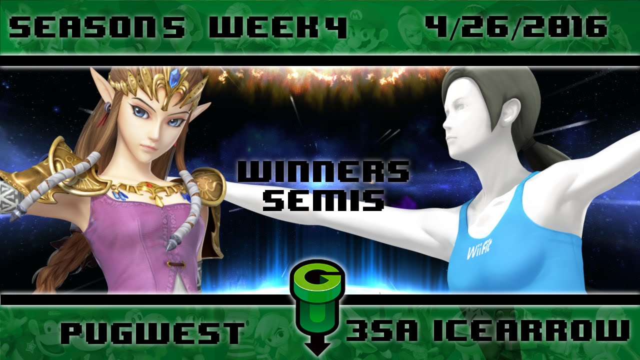 S4@GU 4-26 (Winner's Semis): Pugwest (Zelda) vs 3SA IceArrow (Wii Fit) - YouTube