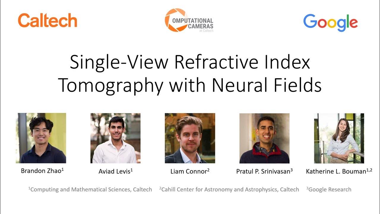 Single-View Refractive Index Tomography with Neural Fields - YouTube