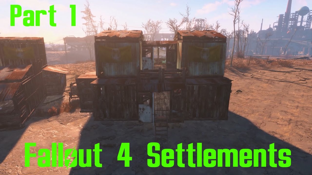 Fallout 4 Settlements Series - Part 1 - Drive Thru Village - YouTube