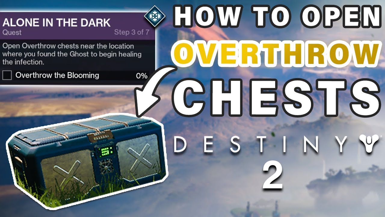 How to Open Overthrow Chest in the Landing Destiny 2 - YouTube