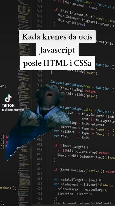 Kada Krenes Da Ucis Javascript Posle Htmla I Cssa Javascript Shortvideo Programming Coding