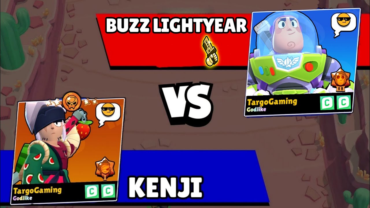 Buzz Lightyear Saber Mode vs Kenji Sword | Brawl Stars - YouTube