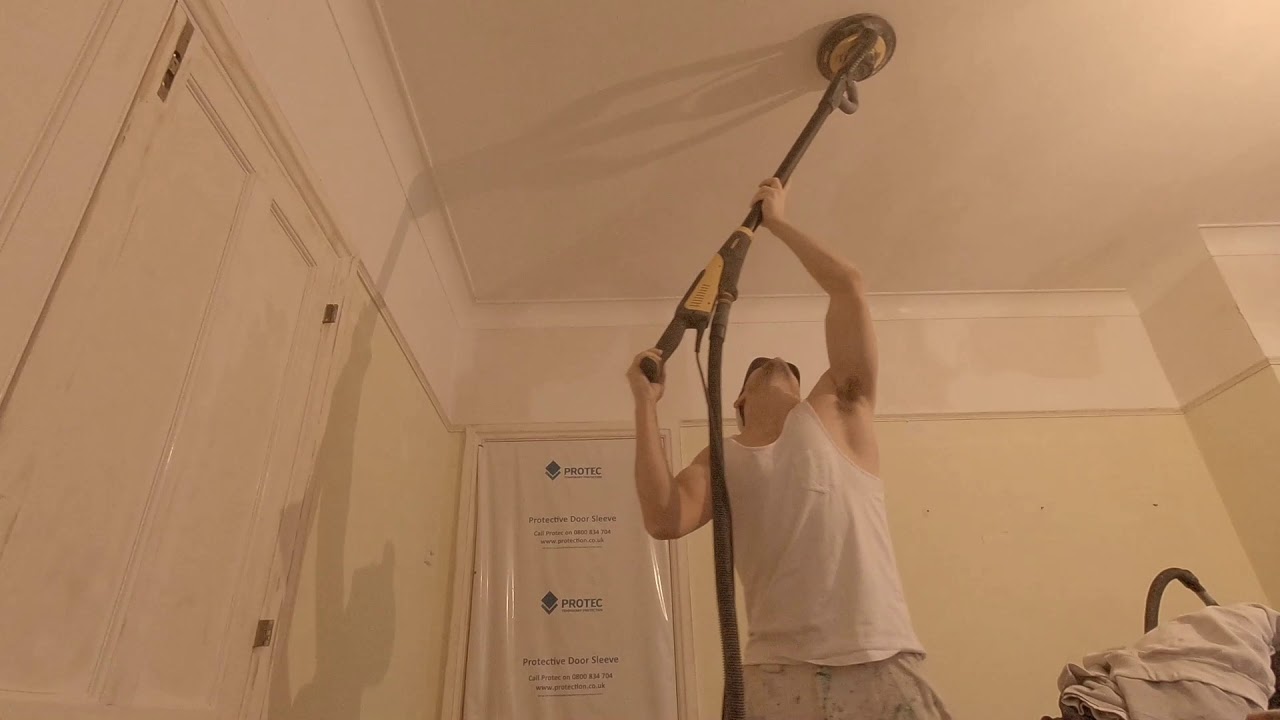 final rub down of easy fill on ceiling,Decorating tutorial. vid#9 - YouTube