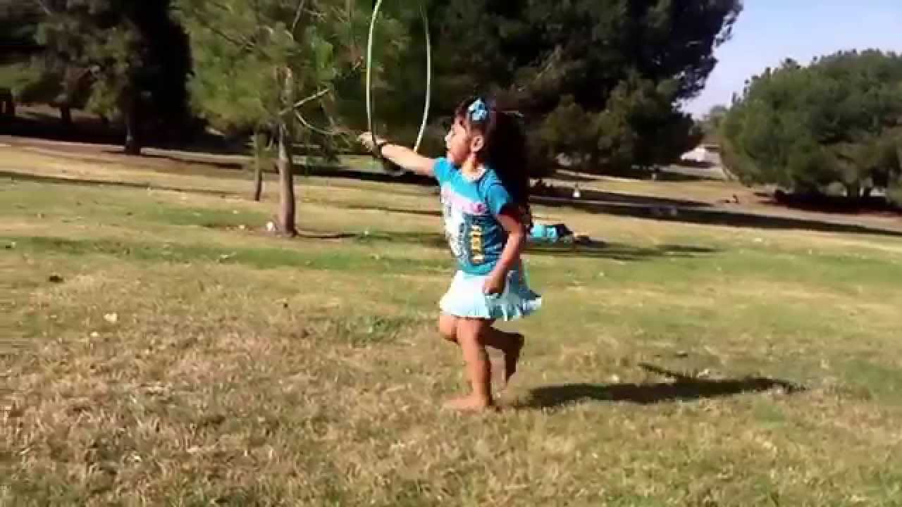 Hula hoop fun - YouTube