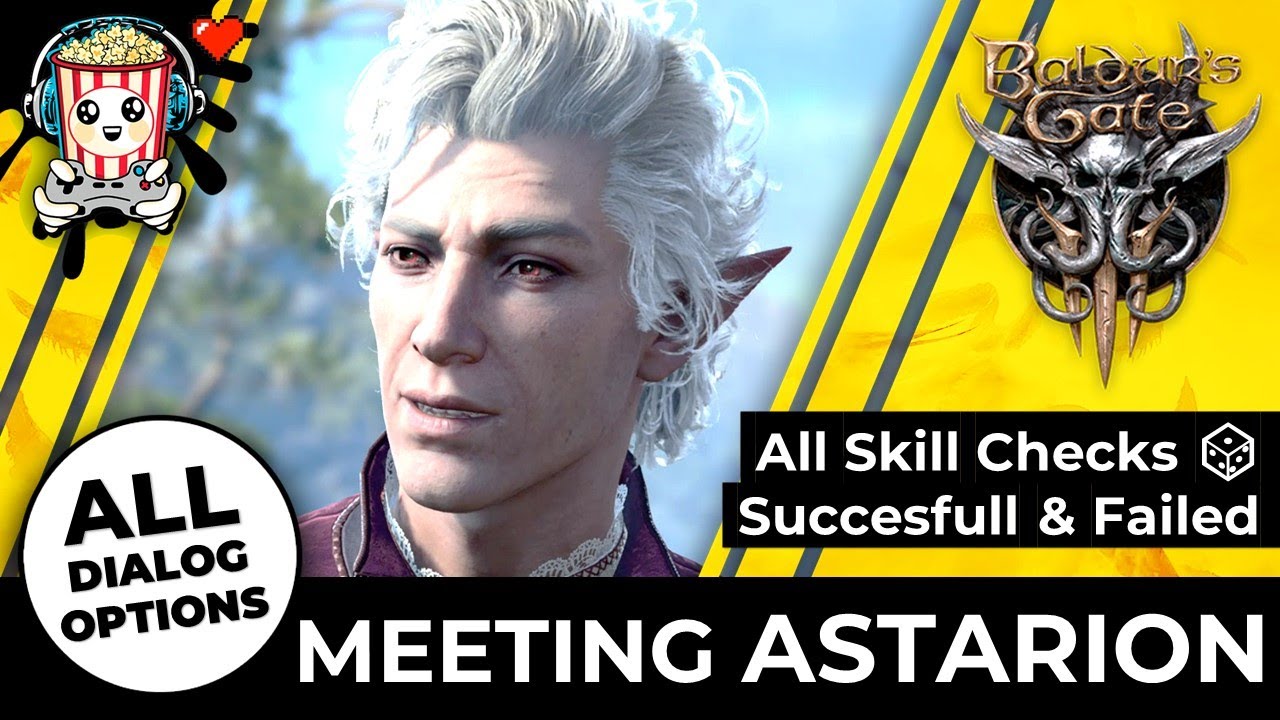 Meeting Astarion 🧛 All Dialog Options 🎬 All Skill Checks Successful ...