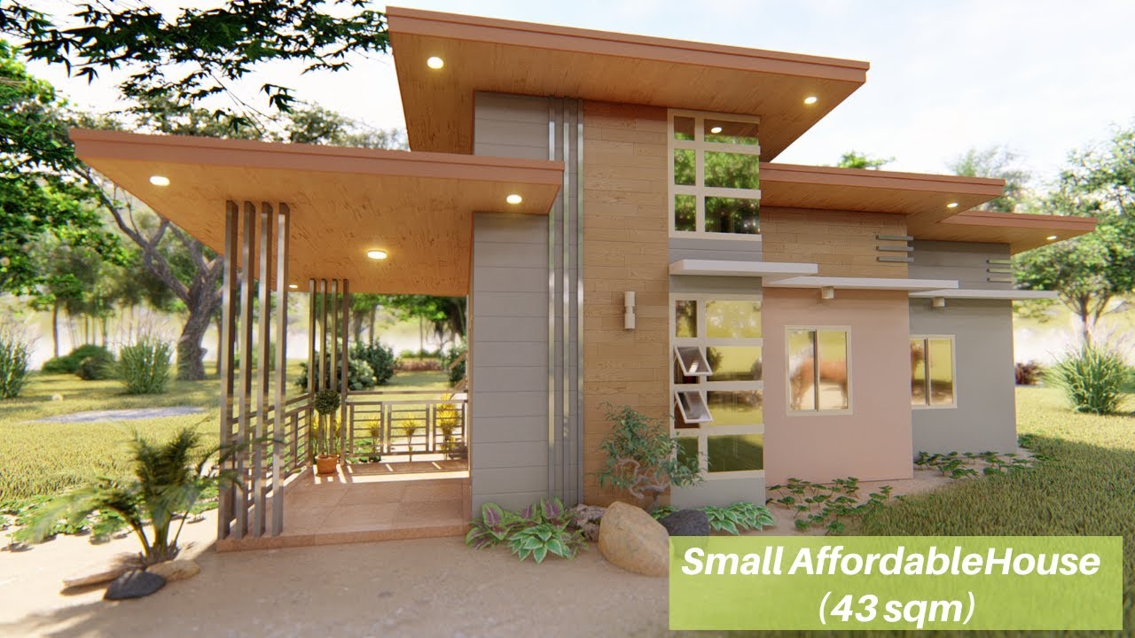 Small Affordable House with feature high Ceiling - YouTube