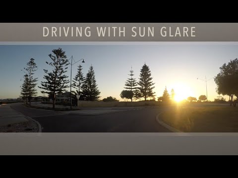 Driving in Sun Glare - YouTube