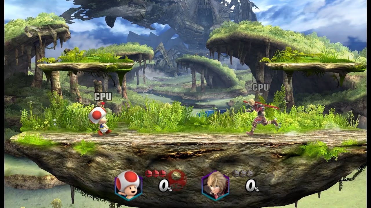 Super Smash Bros™ Brawl - God Mode Toad vs Shulk (3 Rounds) - YouTube