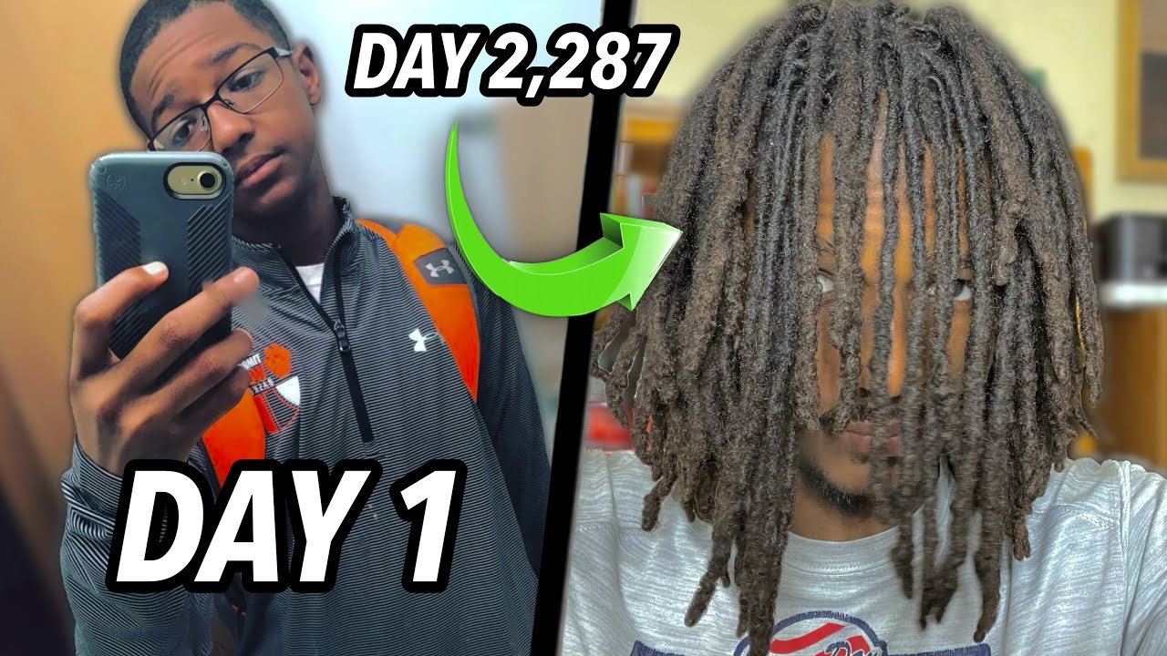 My 7 YEAR Dreadlock Hair Growth Journey CRAZY Transformation - YouTube