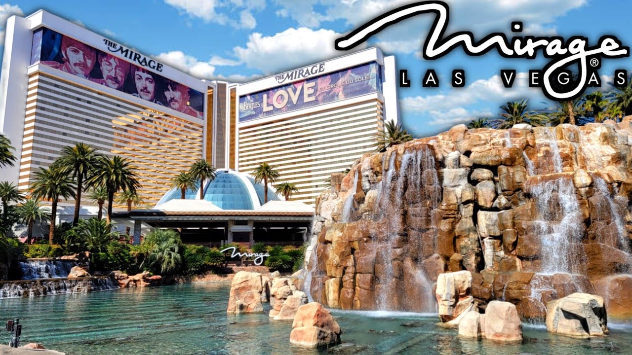 Walkthrough THE MIRAGE first mega resort in Las Vegas, Nevada - YouTube