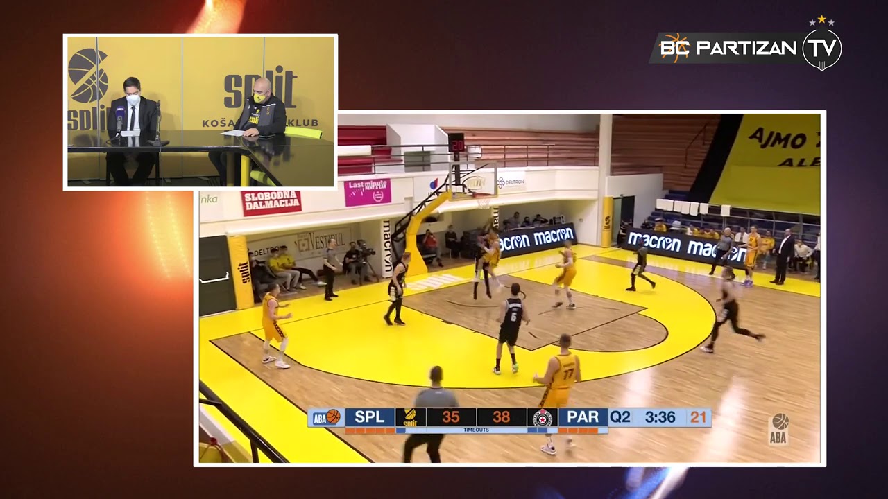 BC Partizan TV: Split - Partizan NIS 74:86 - YouTube