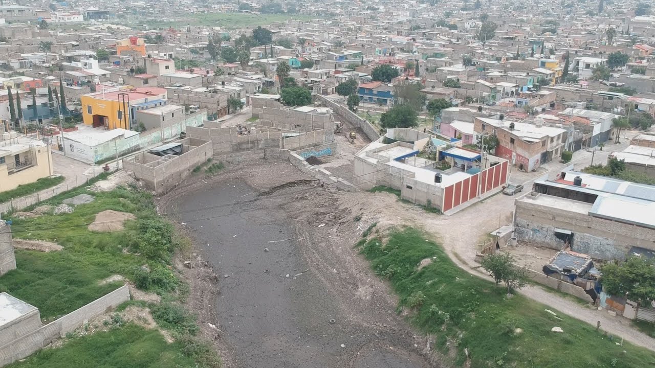 RIO SECO CERRO DEL COLLI ZAPOPAN JAL TOMA AEREAS DE GAVIONES FECHA 05 ...